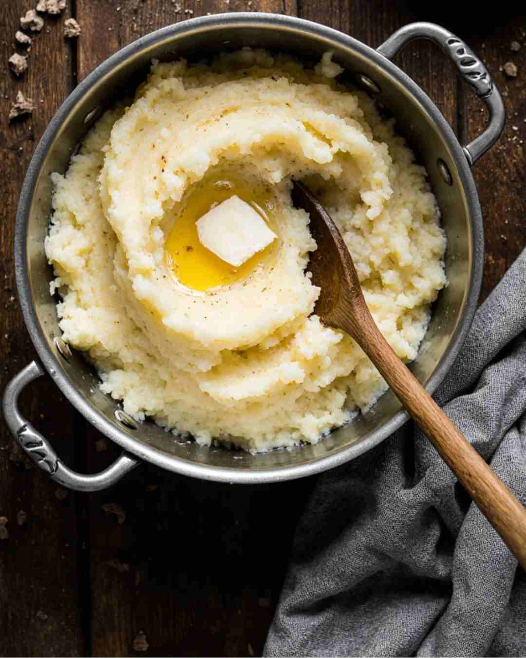 Creamy Garlic Shrimp Over Mashed Potatoes Recipe