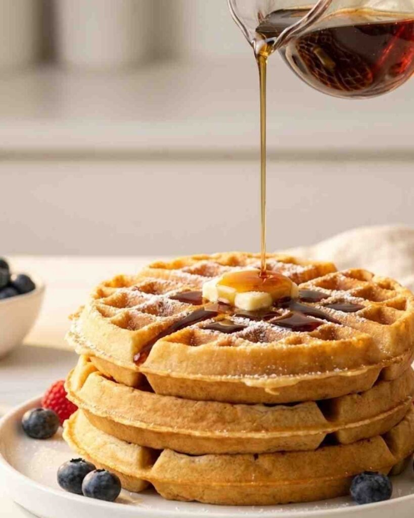 The Best Waffle Recipe | Crispy & Fluffy Homemade Waffles