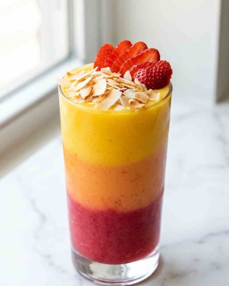 Super Sunrise Sunset Smoothie